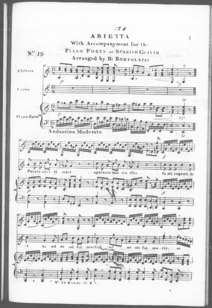 Bortolazzi. Bartolomeo - Periodical Amusements for the Spanish Guitar ...