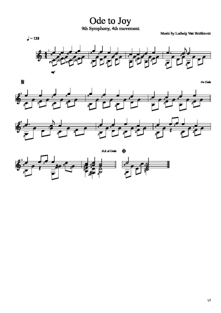 Beethoven. Ludwig van - Ode to Joy by Ludwig van Beethoven - Classical ...