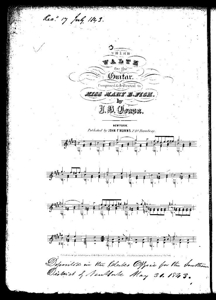 Coupa. John B. - Waltz No.3 - Classical Guitar Library Classical Guitar ...