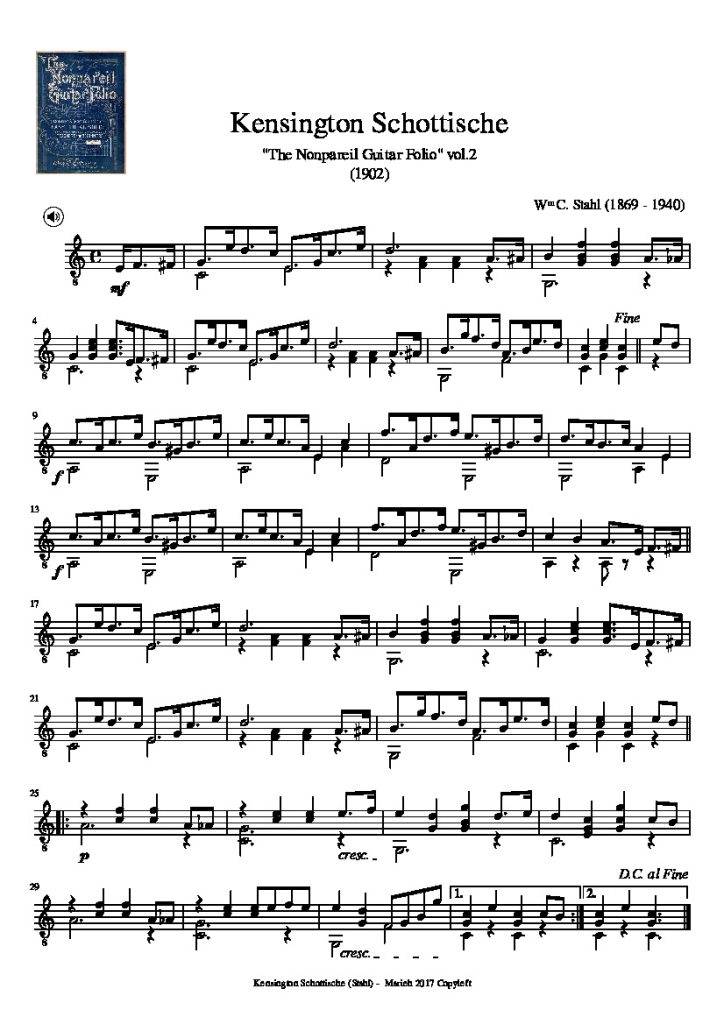 Marieh Collection - Kensington Schottische (Stahl, William C ...